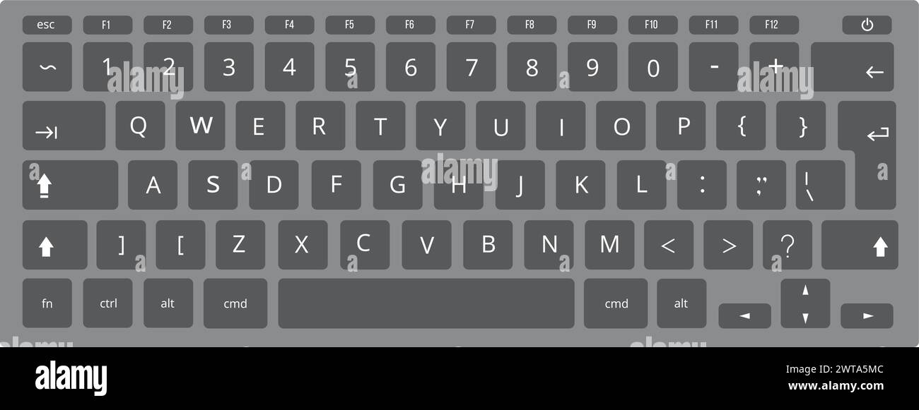 Computer desktop top view Black and White Stock Photos & Images - Alamy