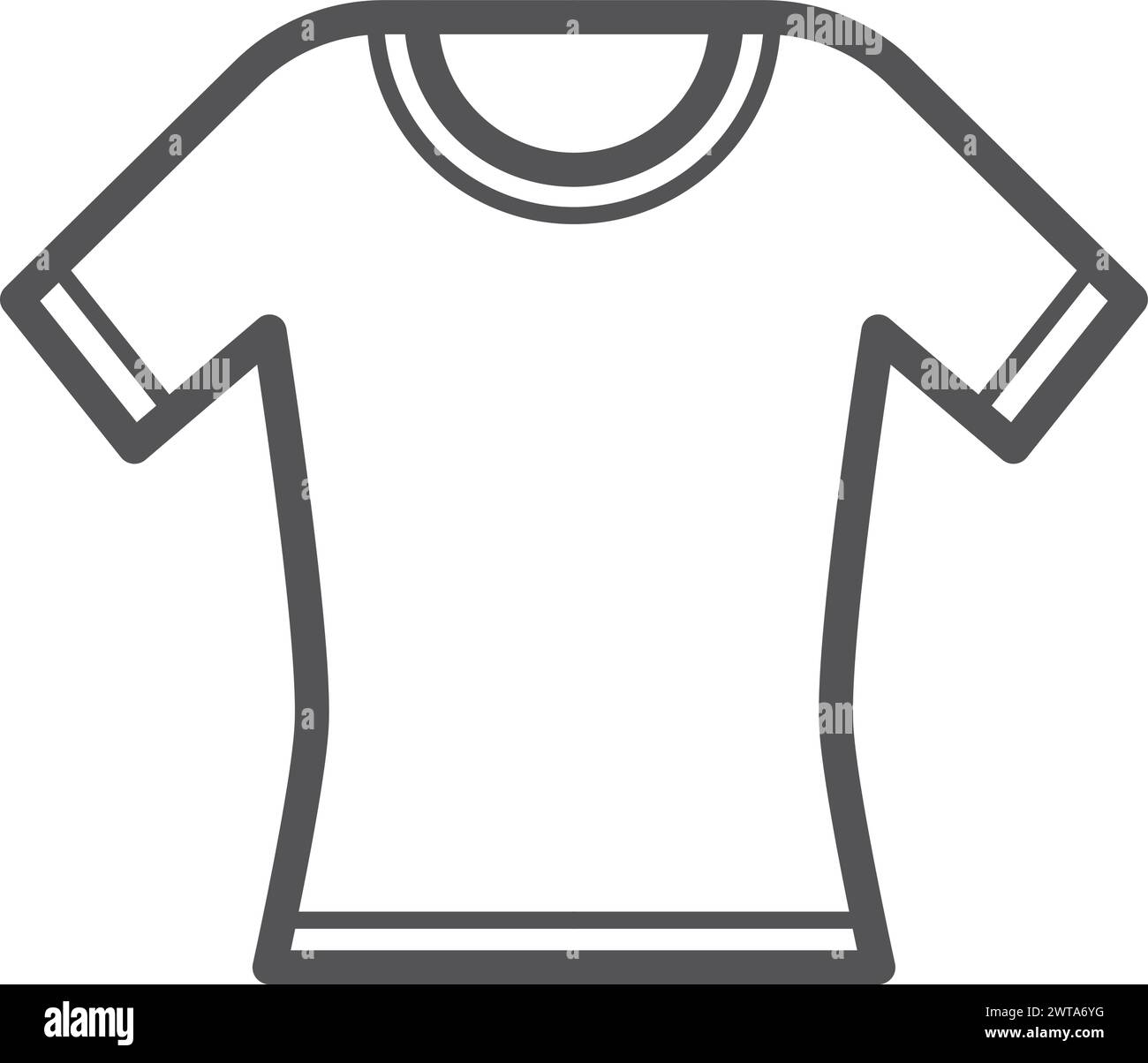 T-shirt line icon. Apparel symbol. Clothes sign Stock Vector Image ...