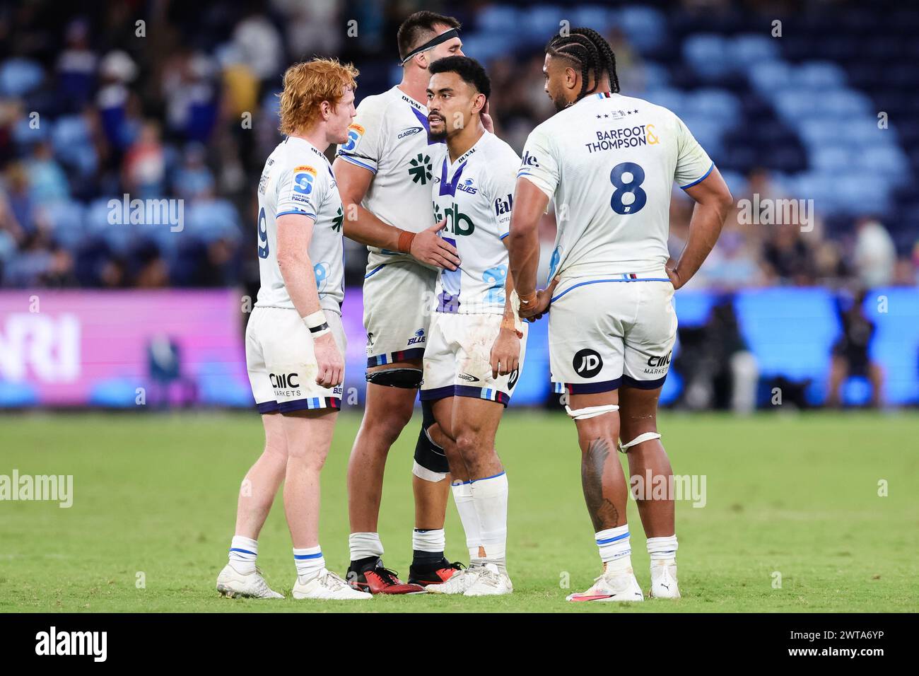 Sydney, Australia, 16 March, 2024. Stephen Perofeta of the Blues Finlay ...