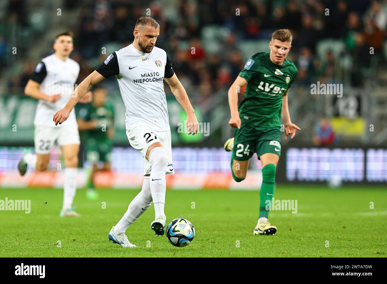 Wroclaw, Polska. 16th Mar, 2024. 2024.03.16 Wroclaw Pilka nozna PKO ...