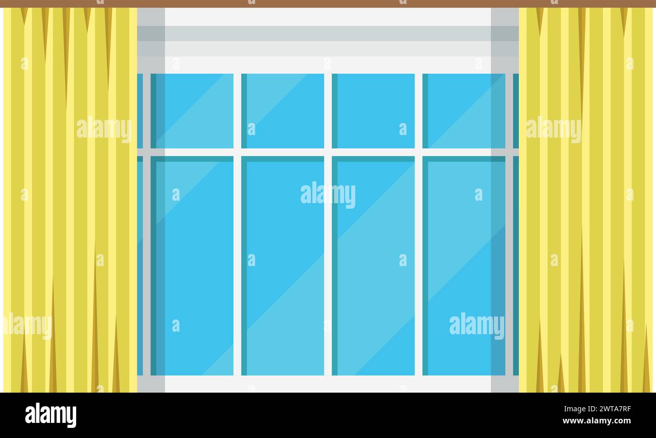 Satin glass window Cut Out Stock Images & Pictures - Alamy