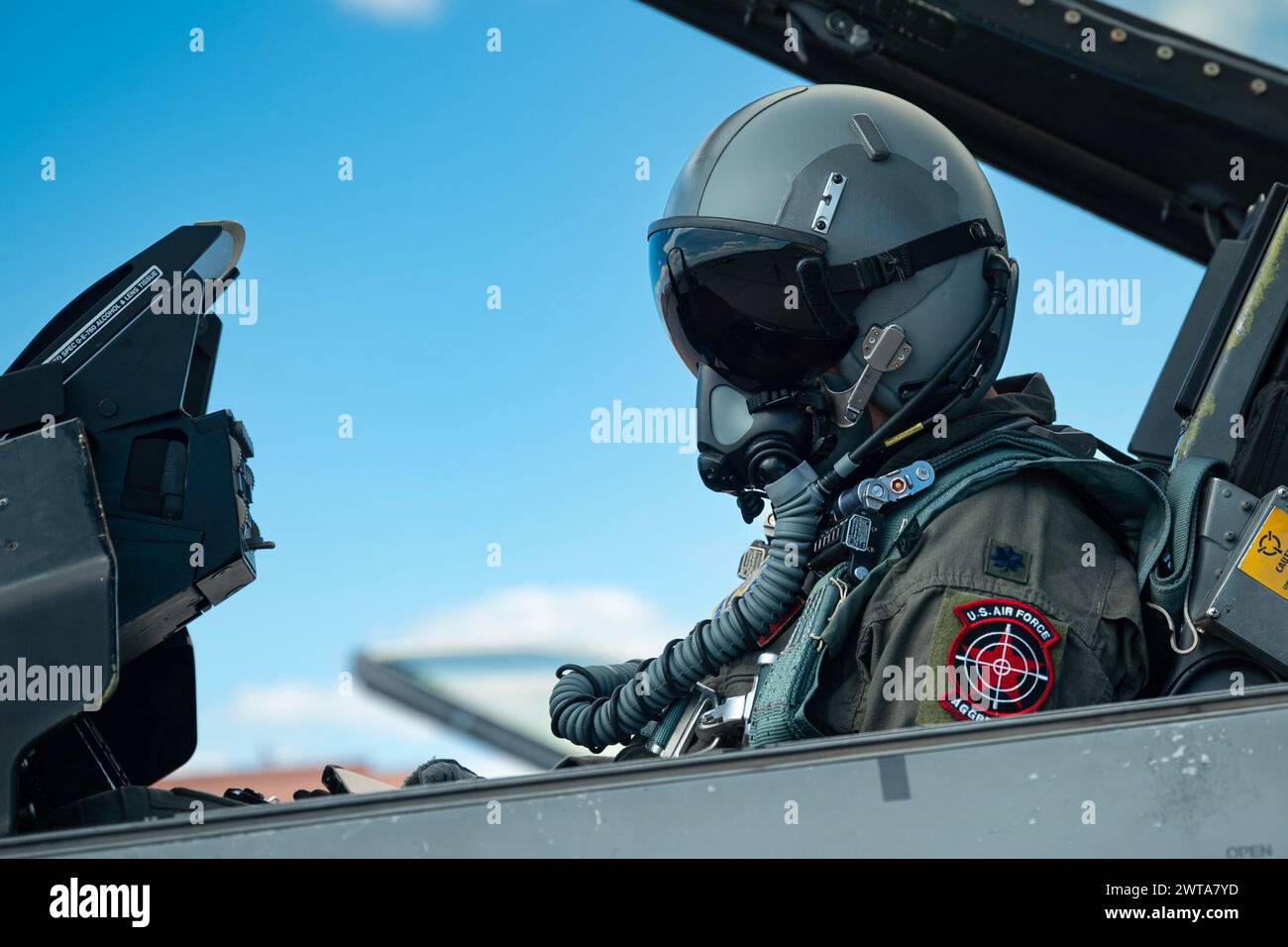 Lt. Col. James Atkinson an, F-16 Aggressor pilot assigned to the 706th ...