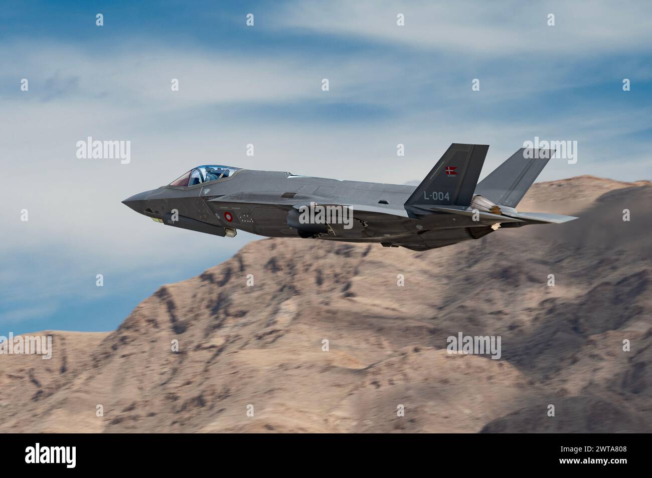 A Royal Danish Air Force F-35A from Luke Air Force Base (AFB), Arizona ...
