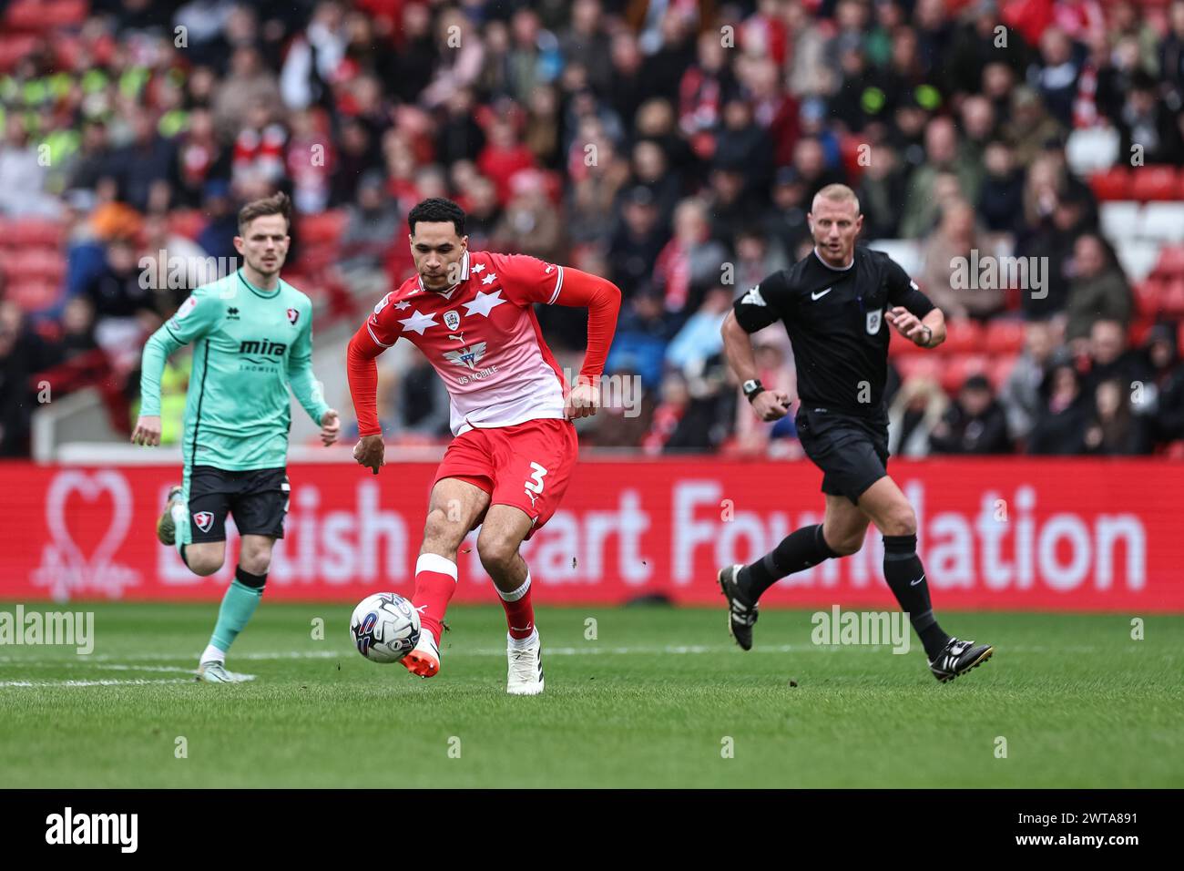 Jon Russell of Barnsley during the Sky Bet League 1 match Barnsley vs ...