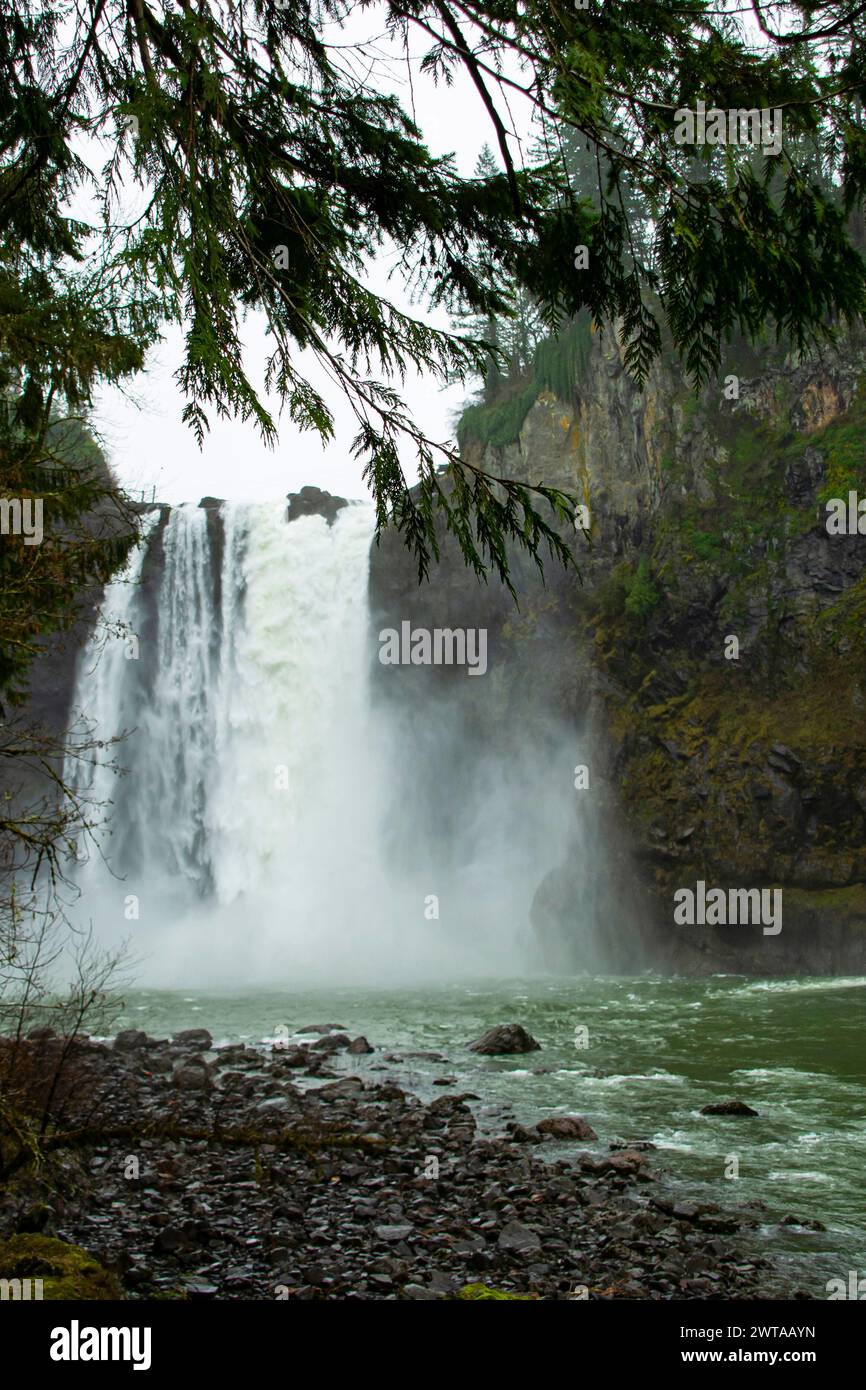 Snowqualmie Falls, Washington State Stock Photo - Alamy