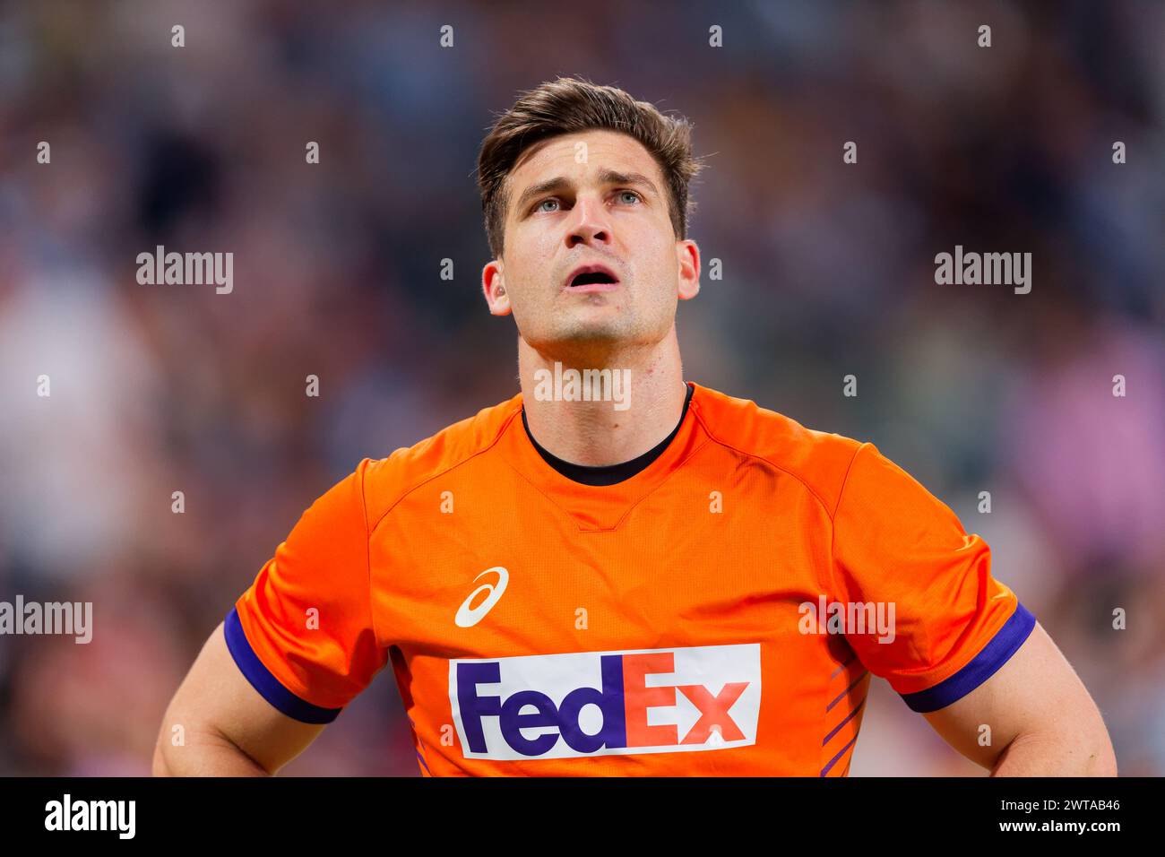 Sydney, Australia. 16th Mar, 2024. Match referee, Jordan Way looks on ...