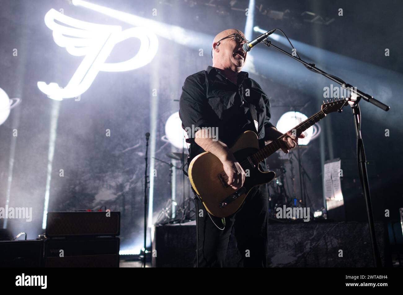 London, UK. 16th Mar, 2024. Black Francis of Pixies In concert at O2 ...