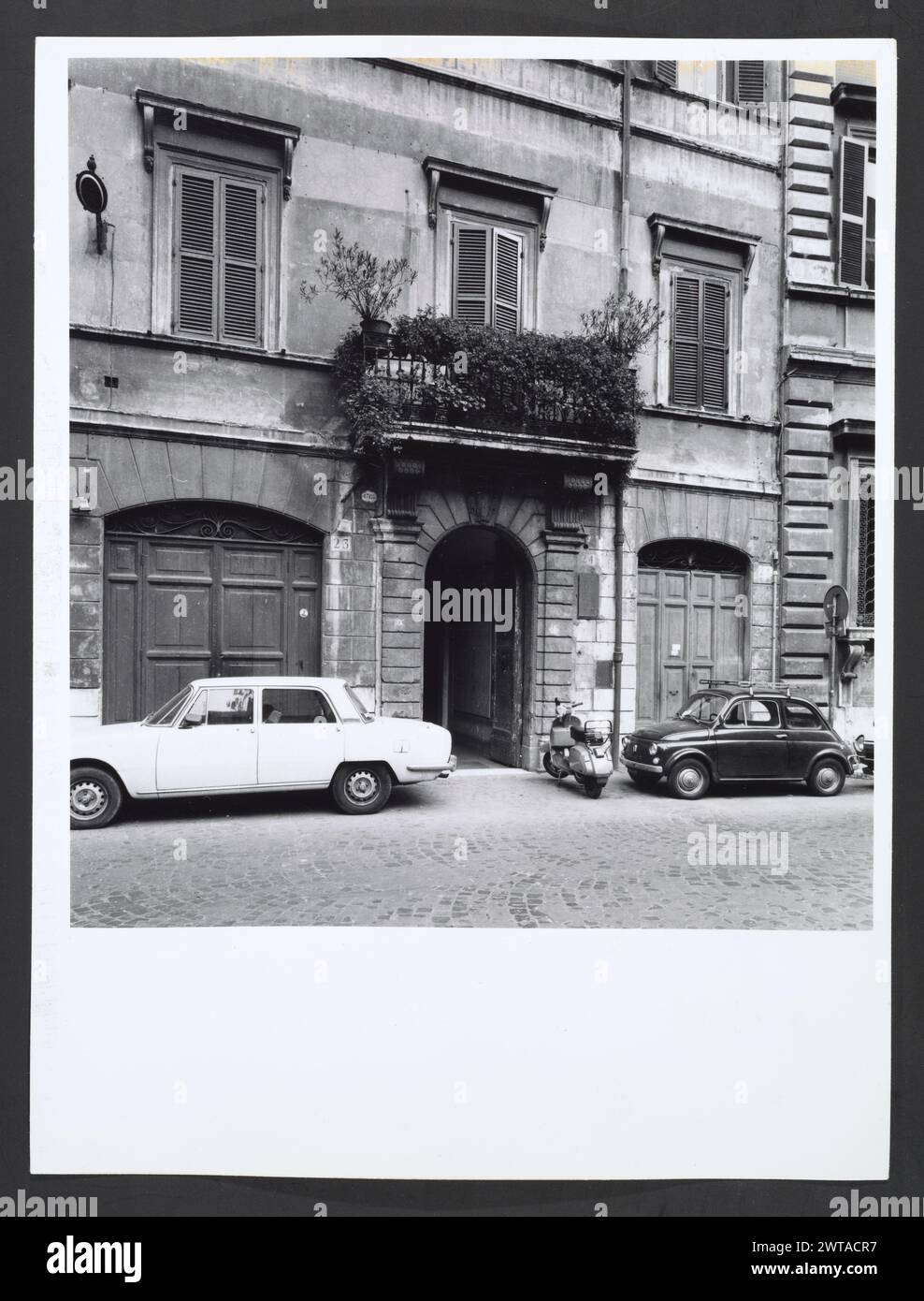 Lazio Roma Rome Via di Monserrato. Hutzel, Max 1960-1990 Street views ...