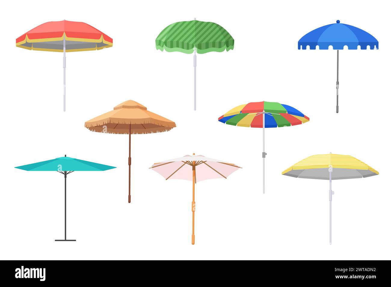 Cartoon parasol hi-res stock photography and images - Alamy