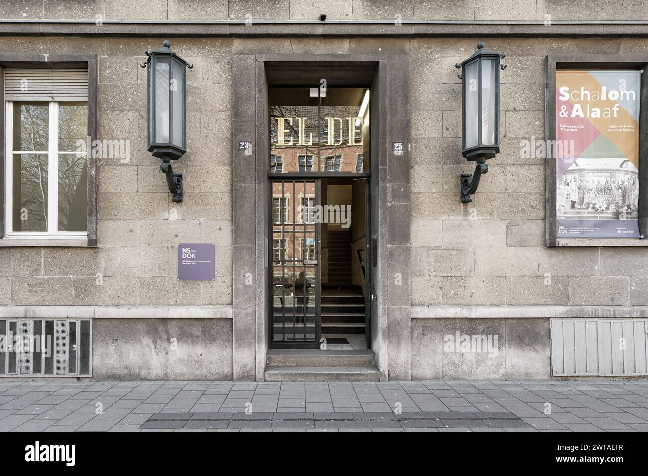 Cologne, Germany March 14 2024: EL-DE Haus former headquarters of the ...
