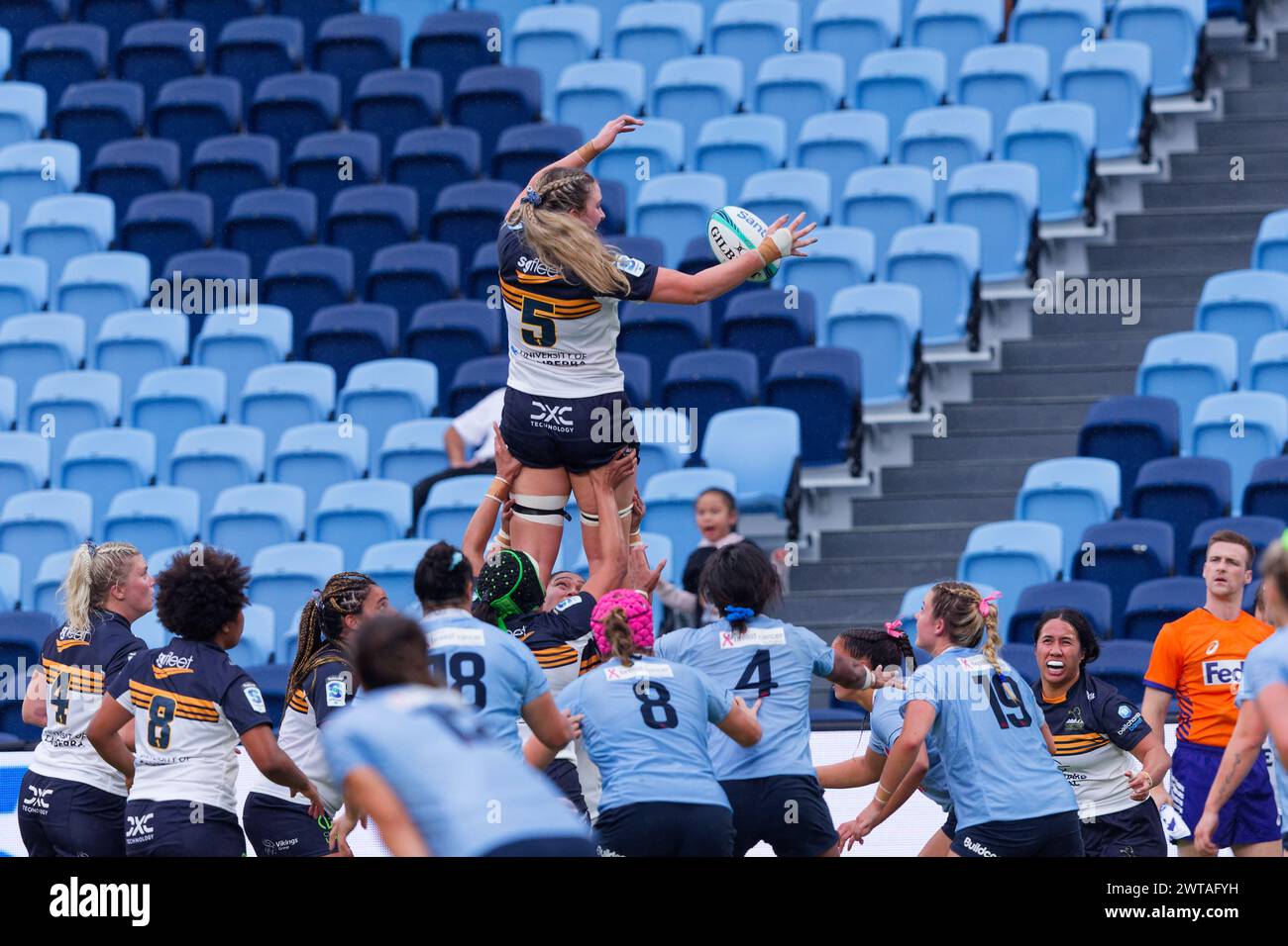 Sydney, Australia. 16th Mar, 2024. Ashley Fernandez of the Brumbies ...