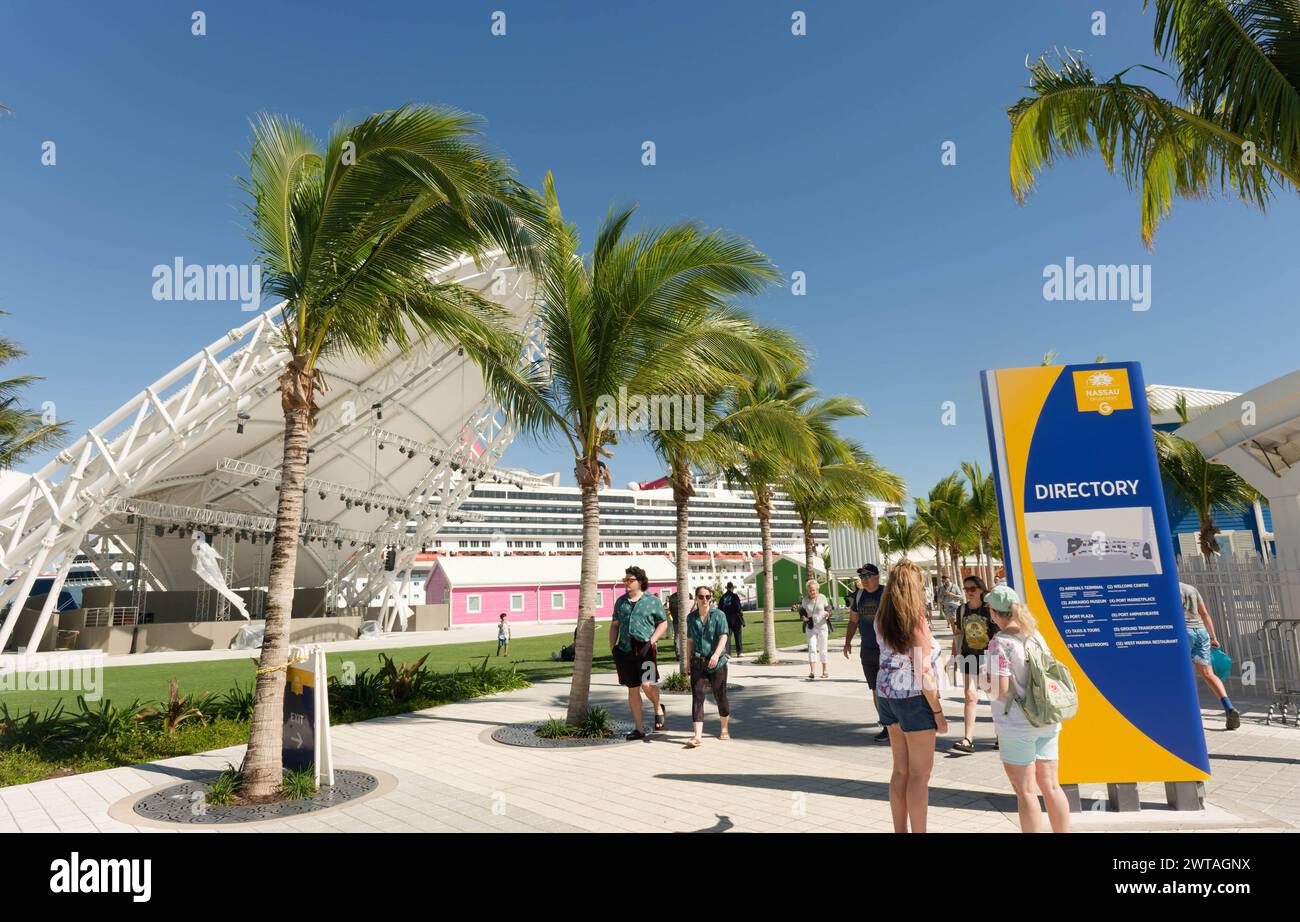 NASSAU, BAHAMAS - January 31, 2024: With a population of 260,000 ...