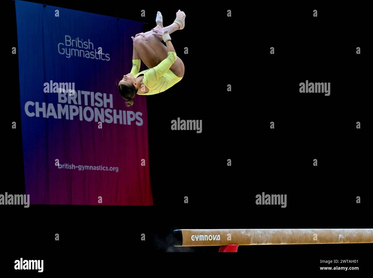 Liverpool, England, UK. 16th Mar, 2024. Georgia-Mae FENTON on the Beam ...