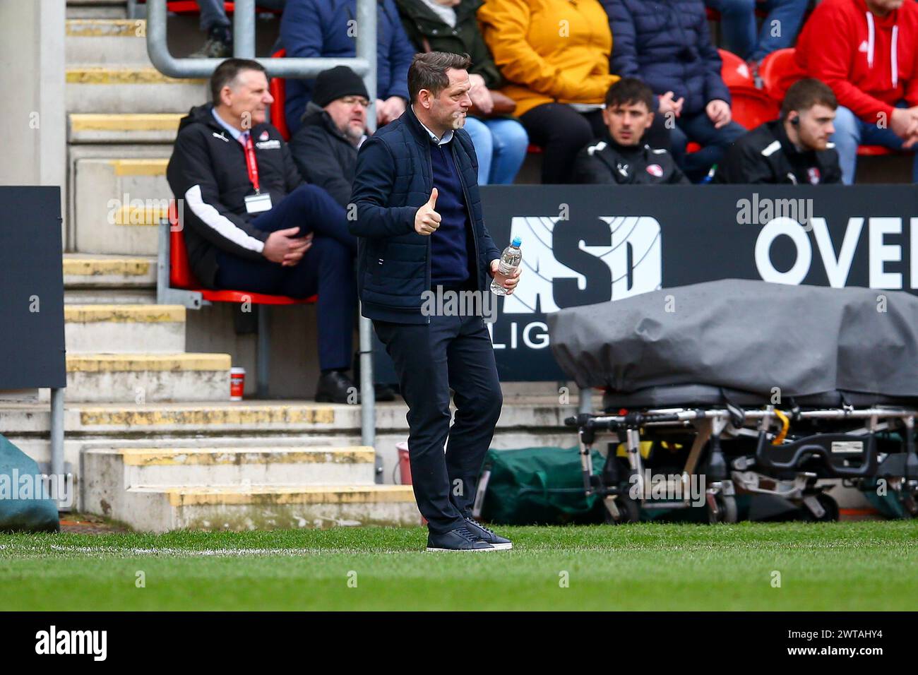 AESSEAL New York Stadium, Rotherham, England - 16th March 2024 Leam ...