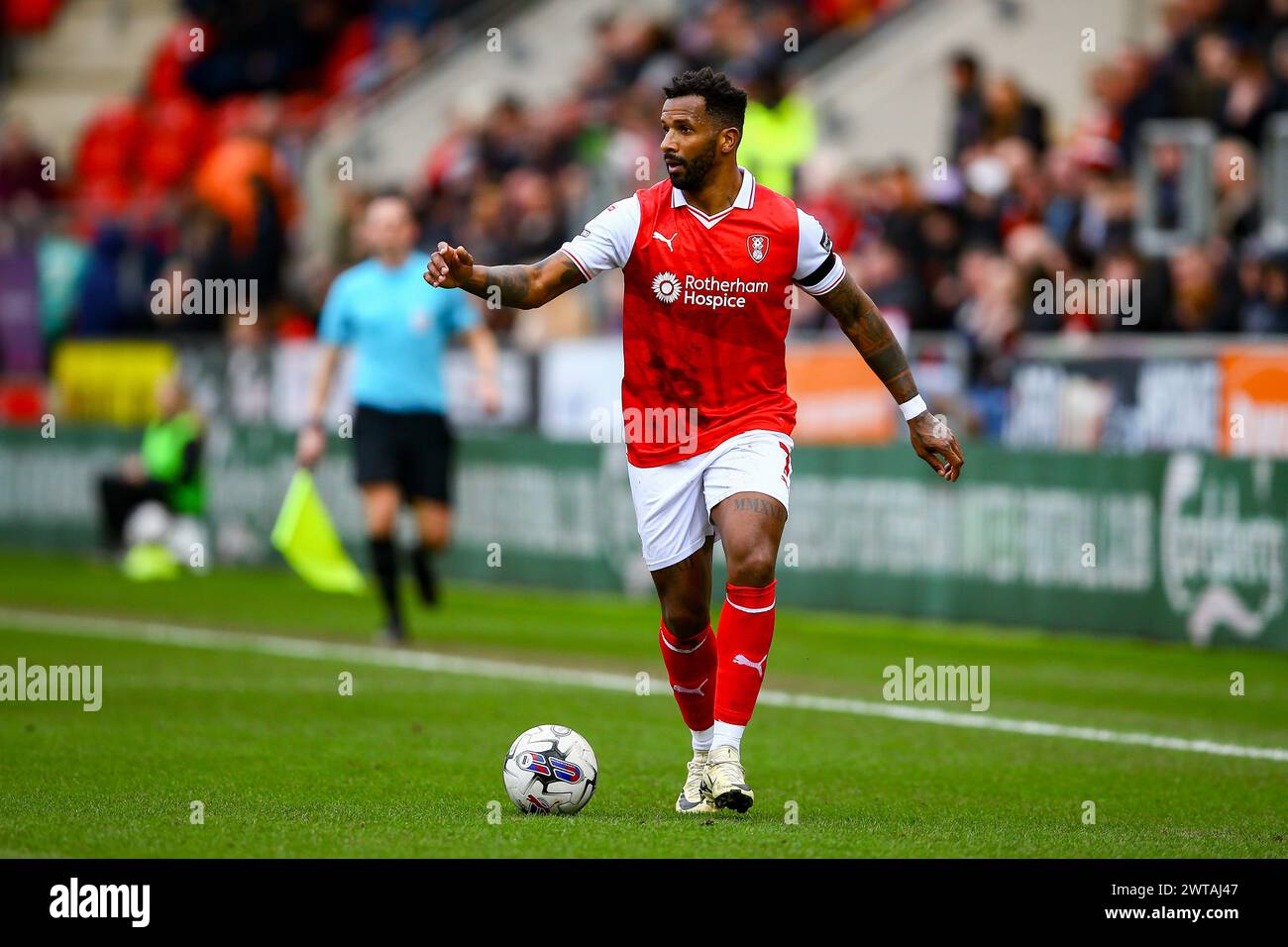 AESSEAL New York Stadium, Rotherham, England - 16th March 2024 Cafu (7 ...