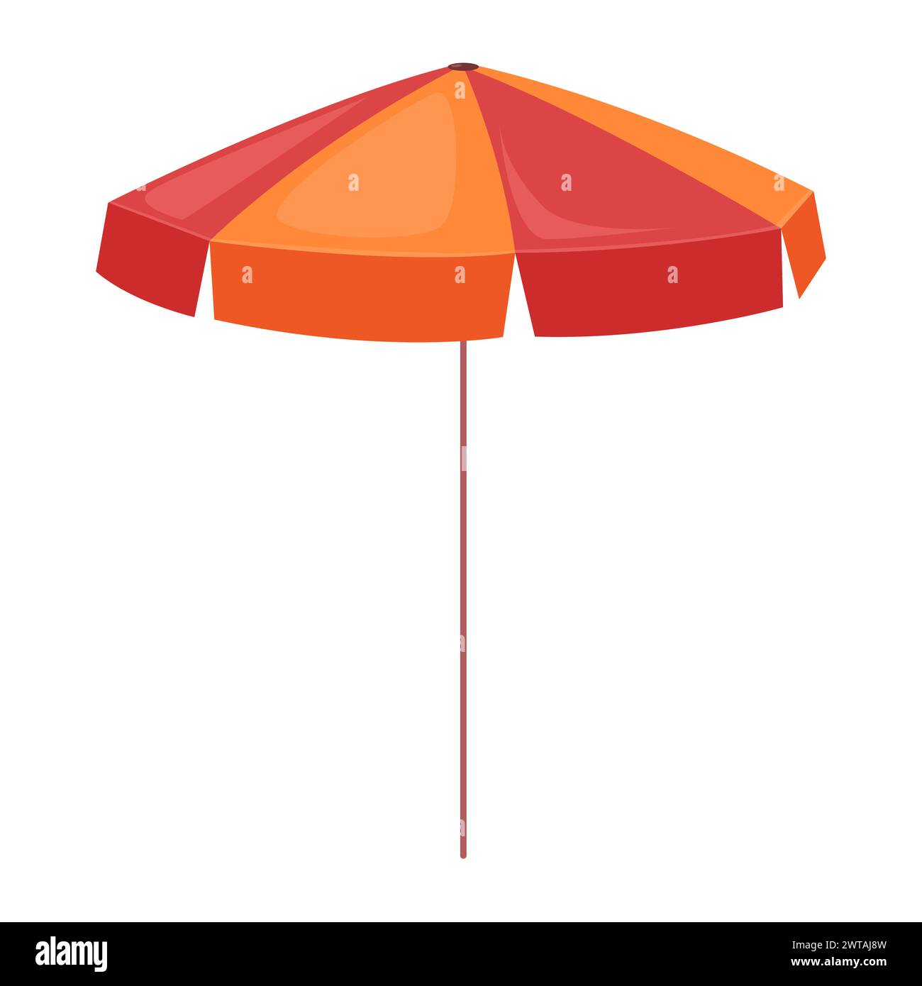 Summer beach umbrella. Beach sunbathing tools, sea holiday instrument ...