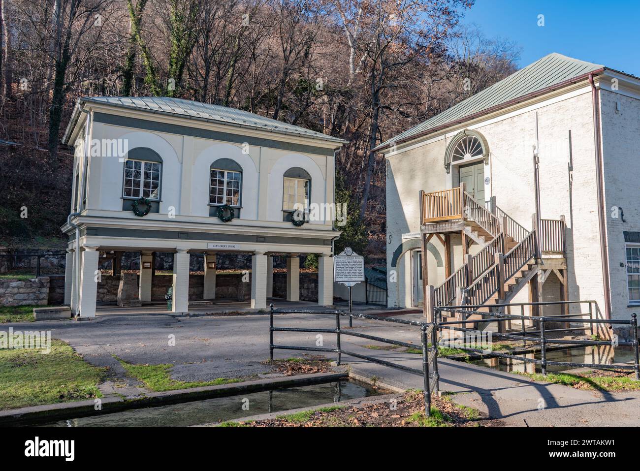 The Baths at Berkeley Springs, West Virginia USA Stock Photo - Alamy