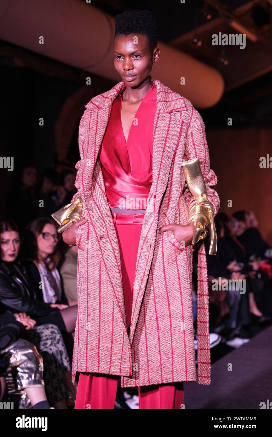 Javier Delafuente fashion show during Madrid Es Moda 2024 at the ...