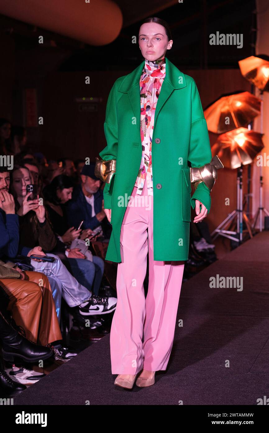 Javier Delafuente fashion show during Madrid Es Moda 2024 at the ...