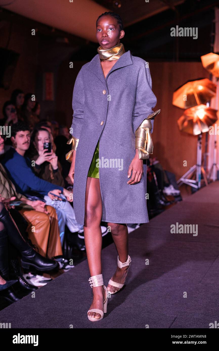 Javier Delafuente fashion show during Madrid Es Moda 2024 at the ...