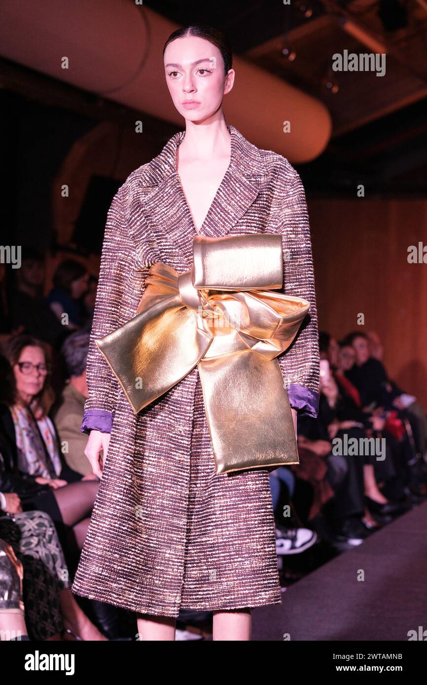 Javier Delafuente fashion show during Madrid Es Moda 2024 at the ...