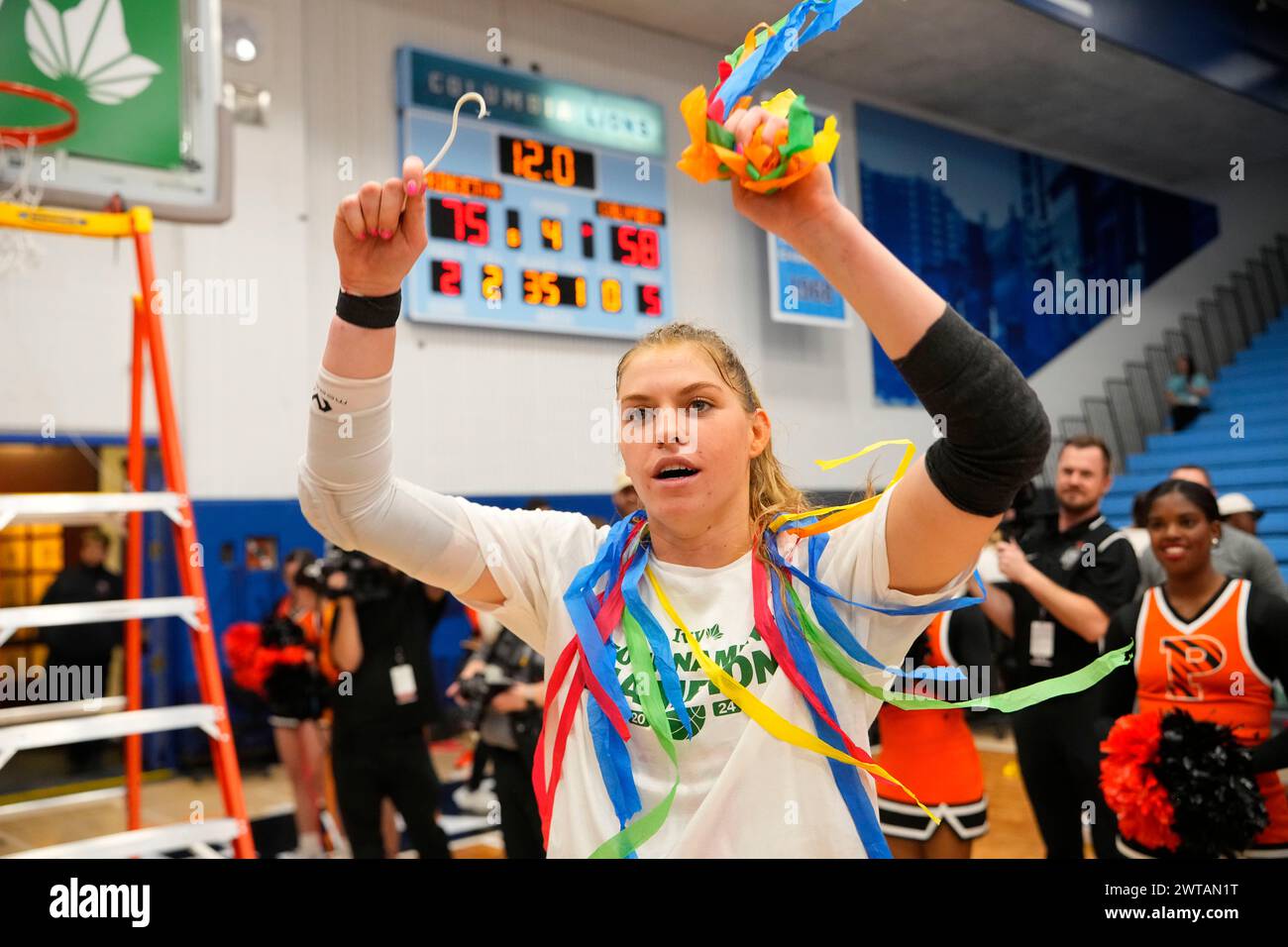 NEW YORK, NY - MARCH 16: Princeton Tigers Forward Ellie Mitchell (00 ...