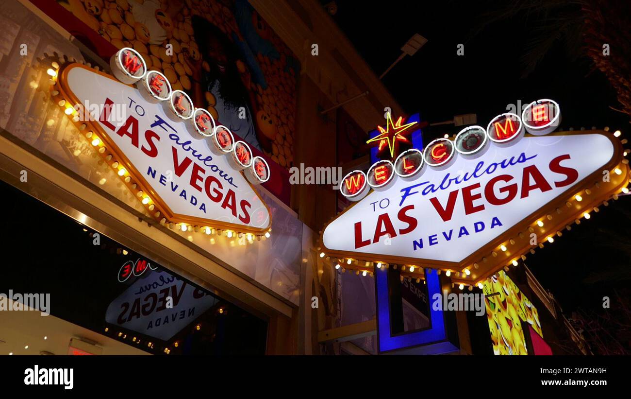 Las Vegas, Nevada, USA 7th March 2024 Welcome to Fabulous Las Vegas ...