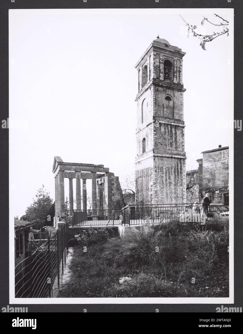Lazio Latina Cori Temple of Hercules. Hutzel, Max 1960-1990 Distant ...
