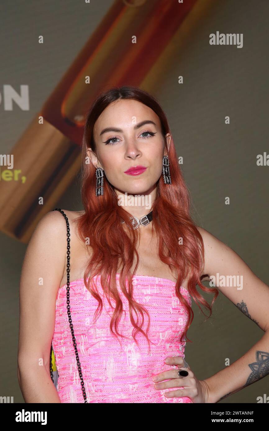 Camden Cox attends day one of Fashion Scout in London Stock Photo - Alamy