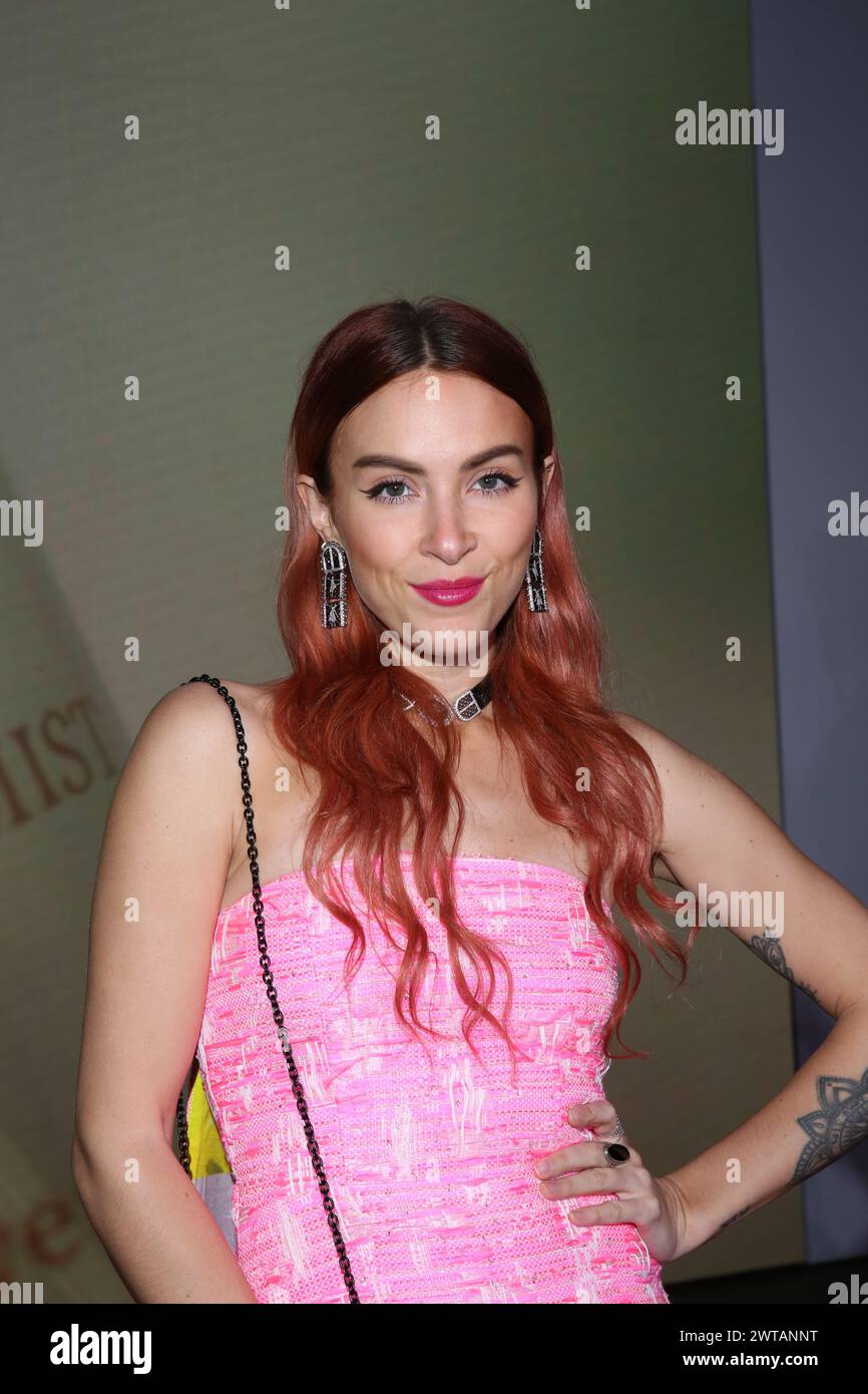 Camden Cox attends day one of Fashion Scout in London Stock Photo - Alamy