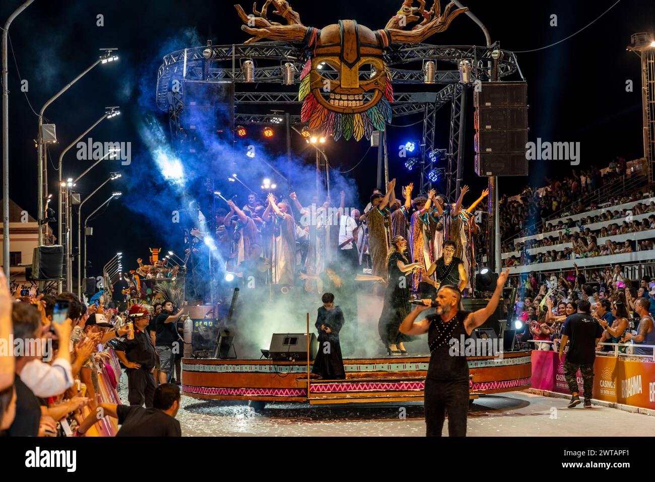 A Carnival Float In The Corsodromo at The Annual Carnaval del Pais ...