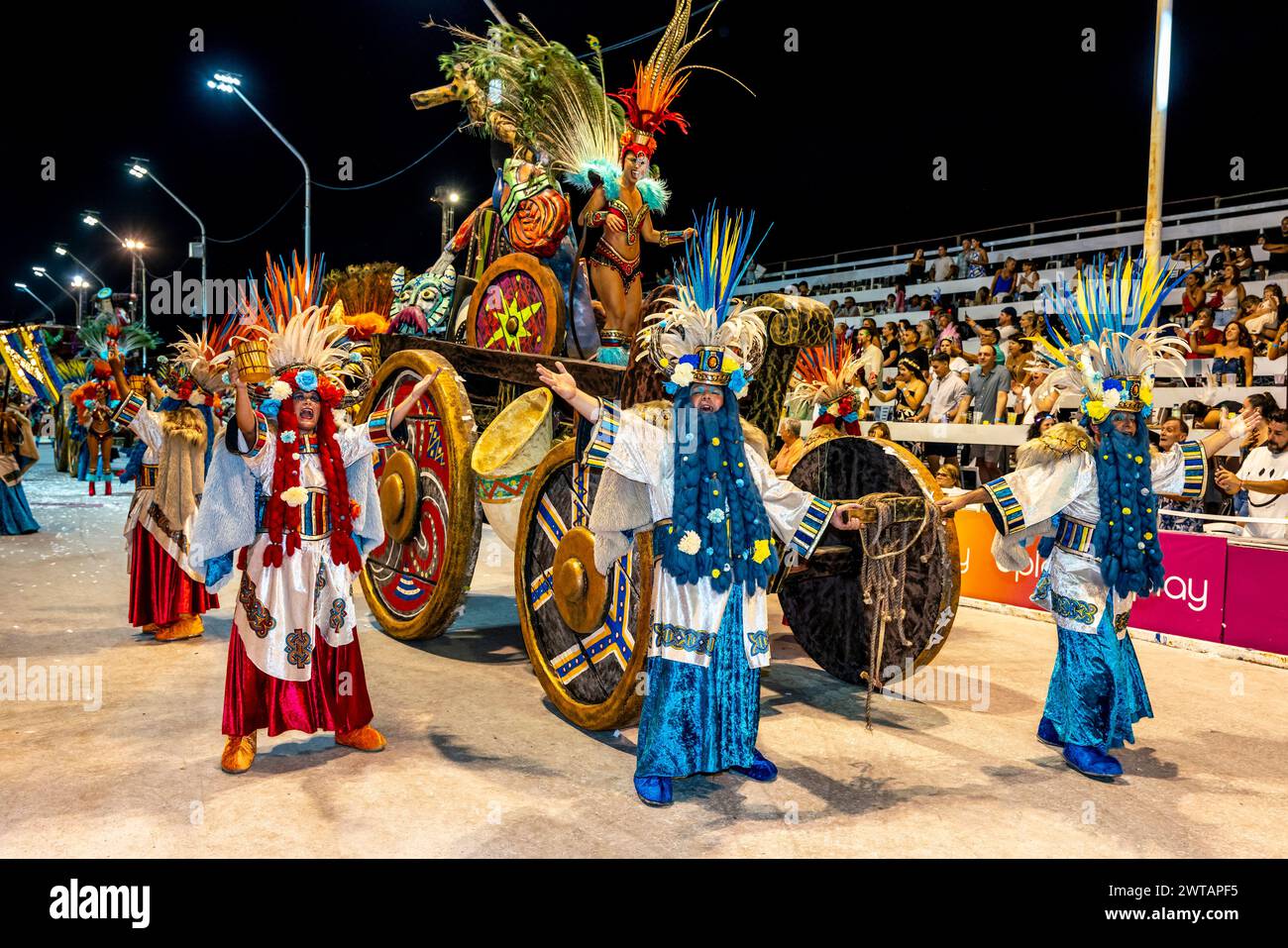 A Carnival Float In The Corsodromo at The Annual Carnaval del Pais ...