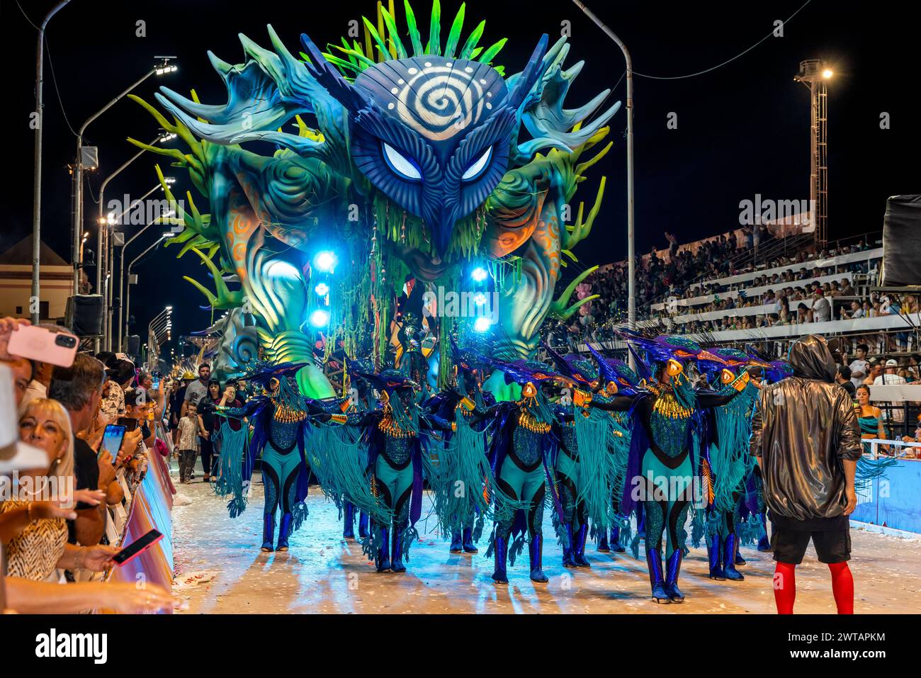 A Carnival Float In The Corsodromo at The Annual Carnaval del Pais ...