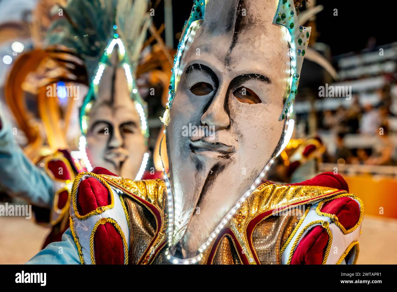 People In Masks Take Part In A Procession The Corsodromo at The Annual ...