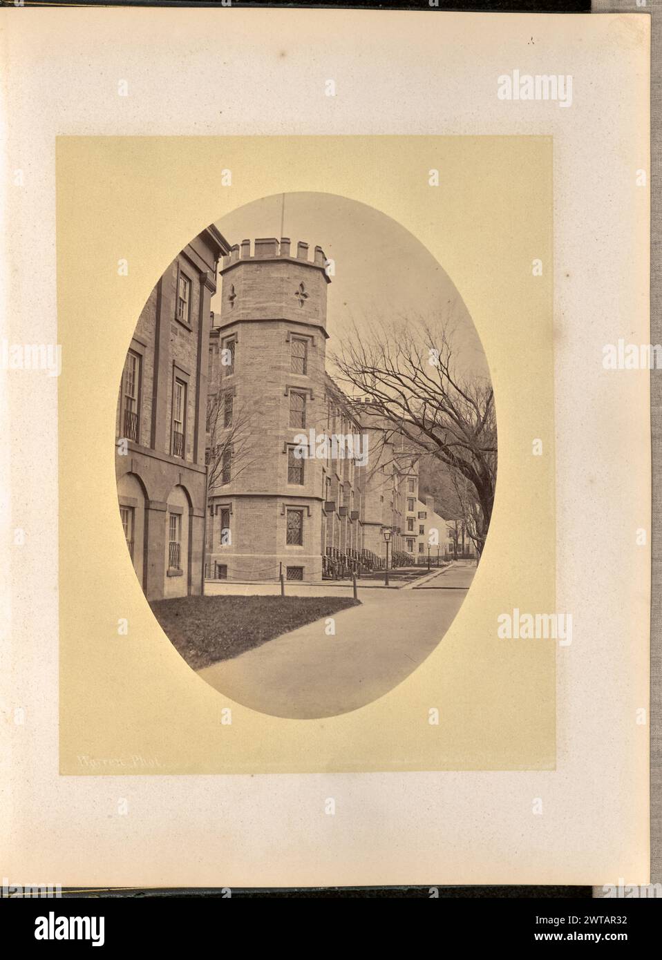 Old Central Barracks, West Point. George Kendall Warren, photographer ...