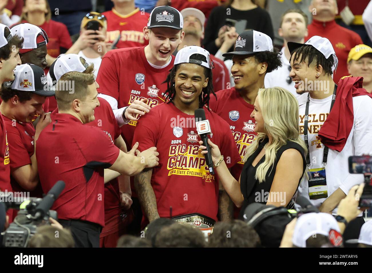 KANSAS CITY, MO - MARCH 16: Most Outstanding Player Iowa State Cyclones ...