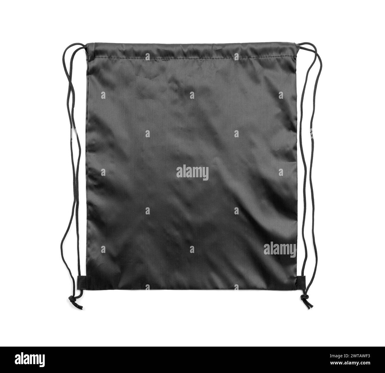 Drawstring bag mockup Black and White Stock Photos & Images - Alamy