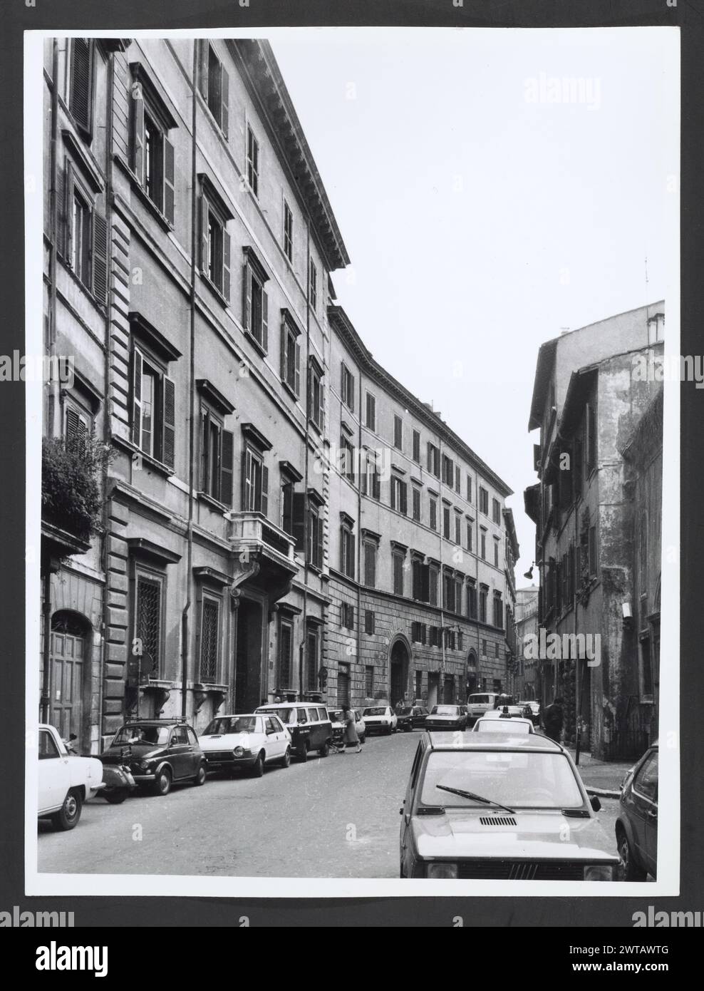 Lazio Roma Rome Via di Monserrato. Hutzel, Max 1960-1990 Street views ...