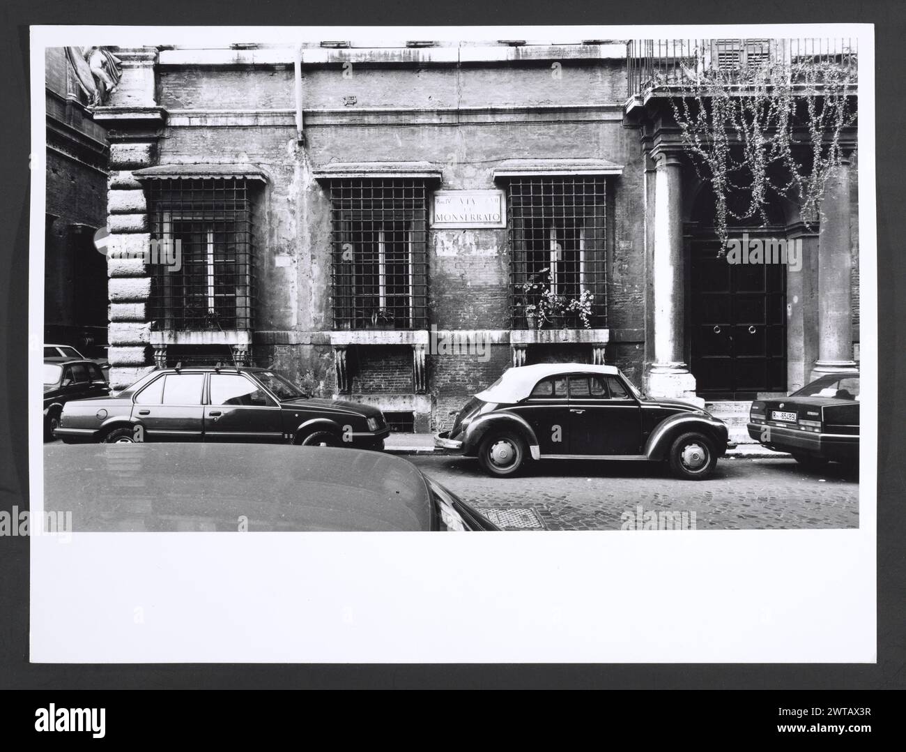 Lazio Roma Rome Via di Monserrato. Hutzel, Max 1960-1990 Street views ...