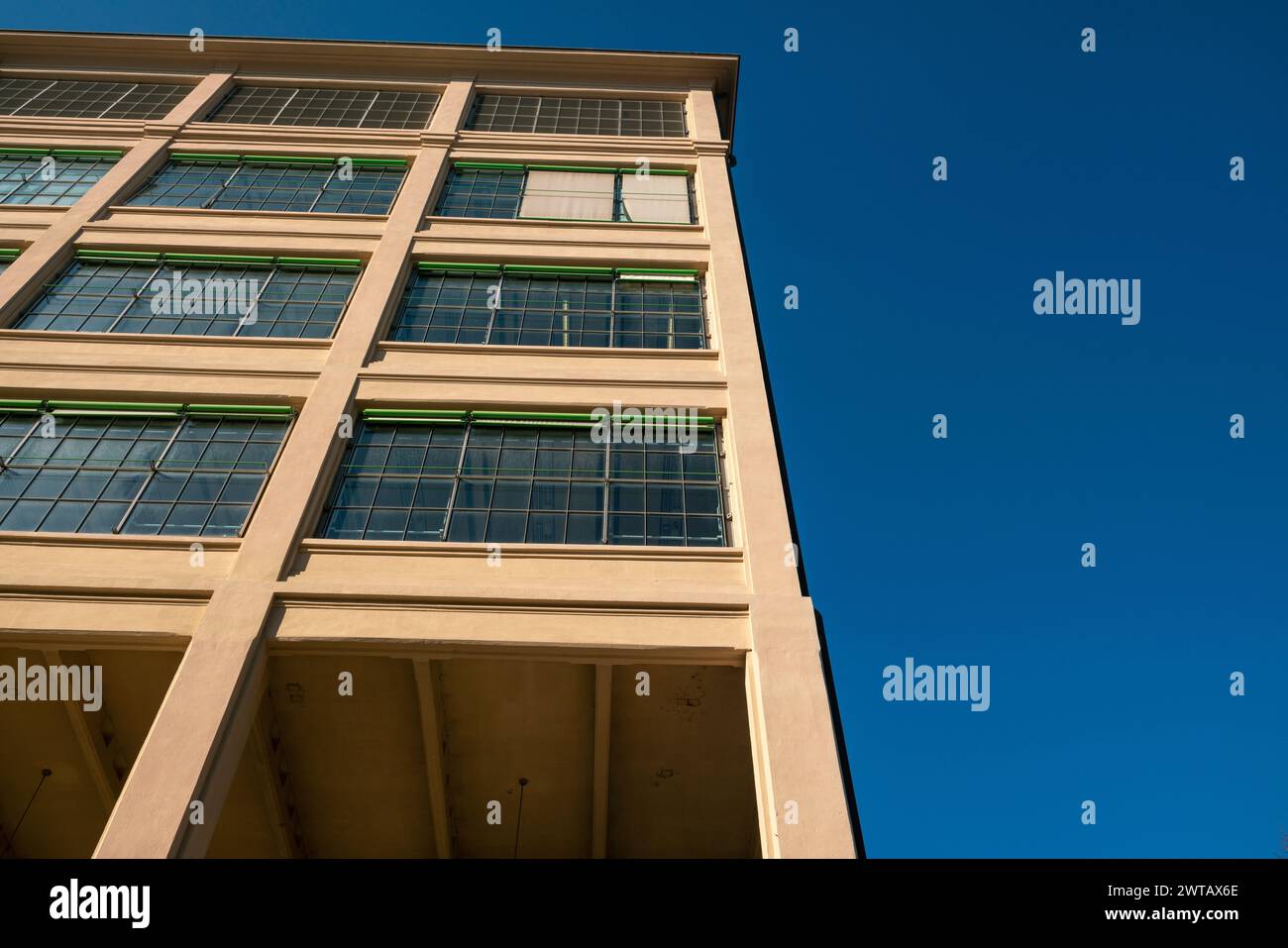 redeveloped post-industrial building with multifunctional spaces ...