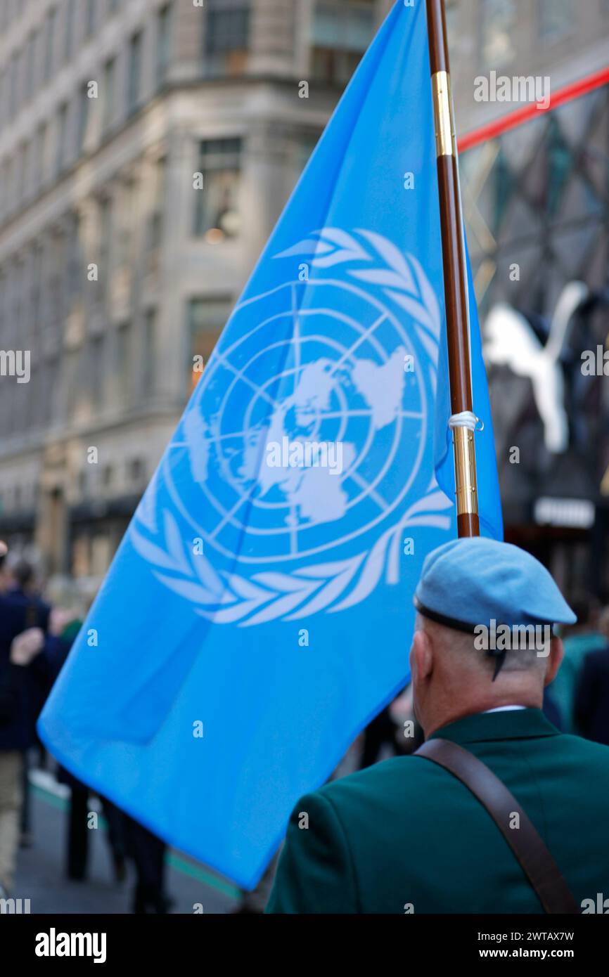 Fifth Avenue, New York, USA, March 16, 2024 - United Nations Irish ...