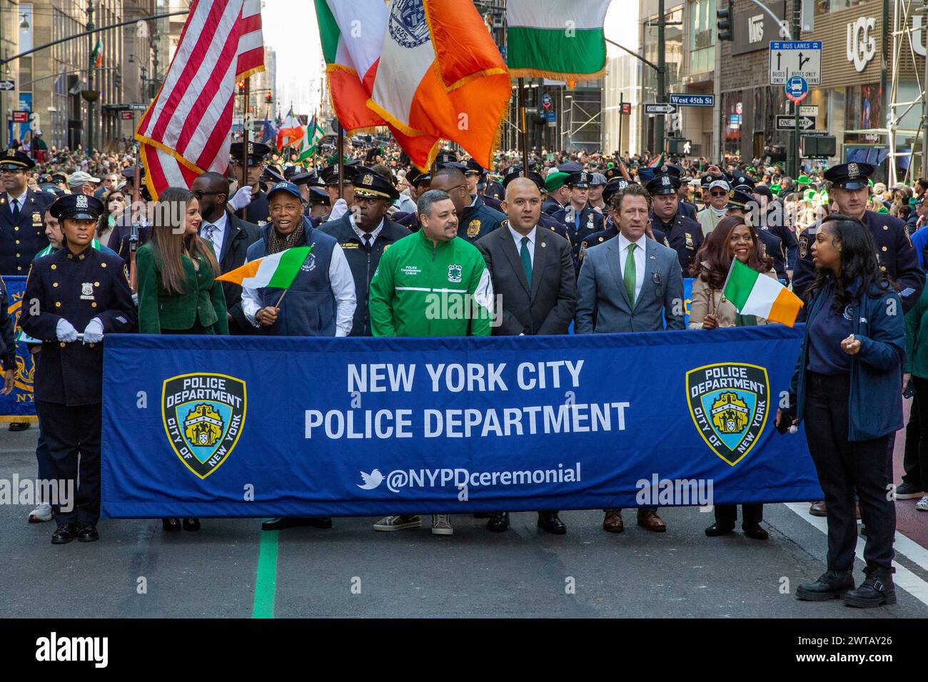 New York City Mayor Eric Adams and New York City Police Commissioner ...