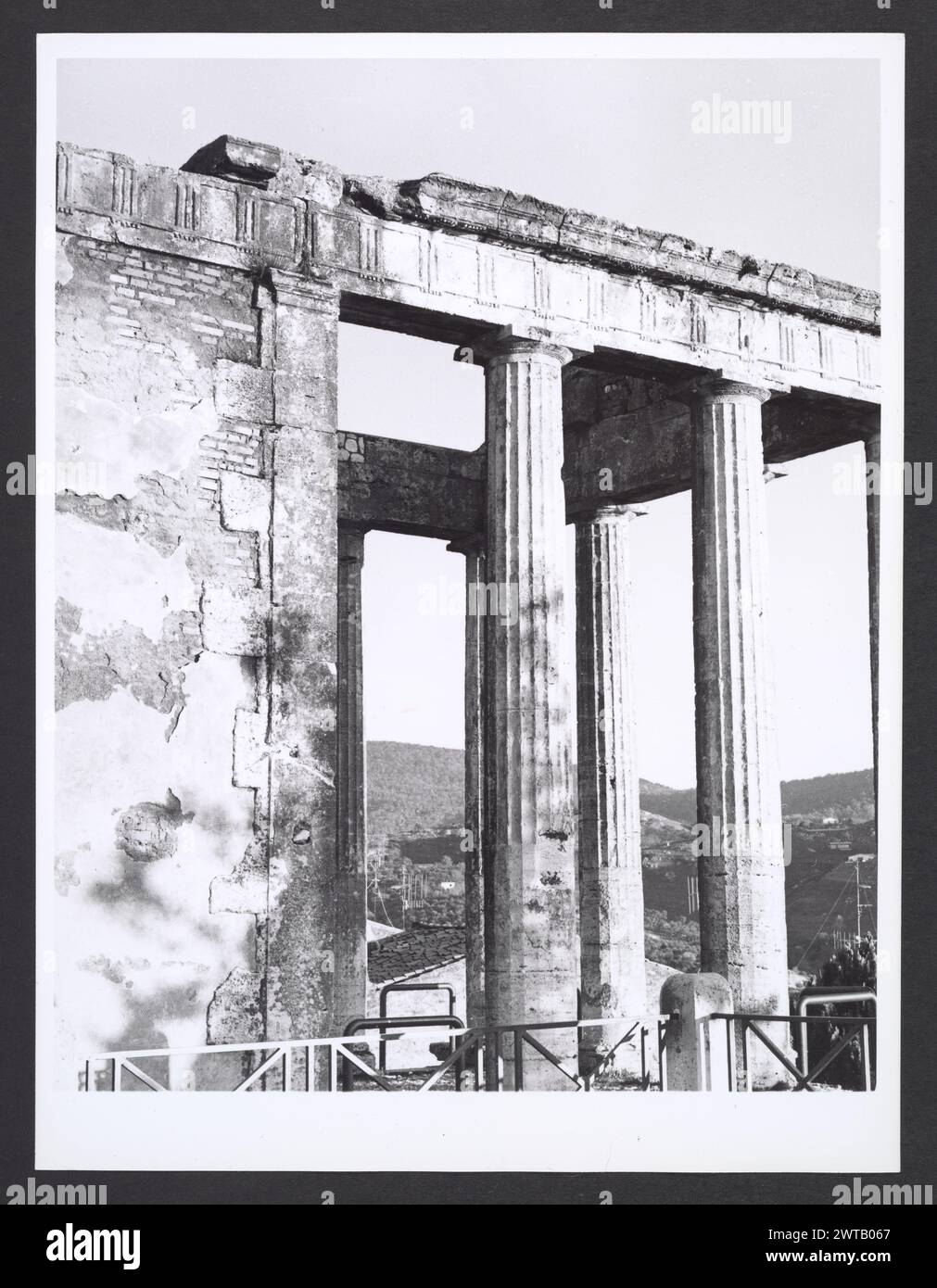 Lazio Latina Cori Temple of Hercules5. Hutzel, Max 1960-1990 Distant ...