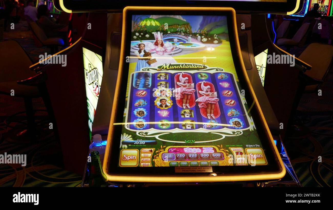 Las Vegas, Nevada, USA 7th March 2024 The Wizard of Oz Munchkinland ...