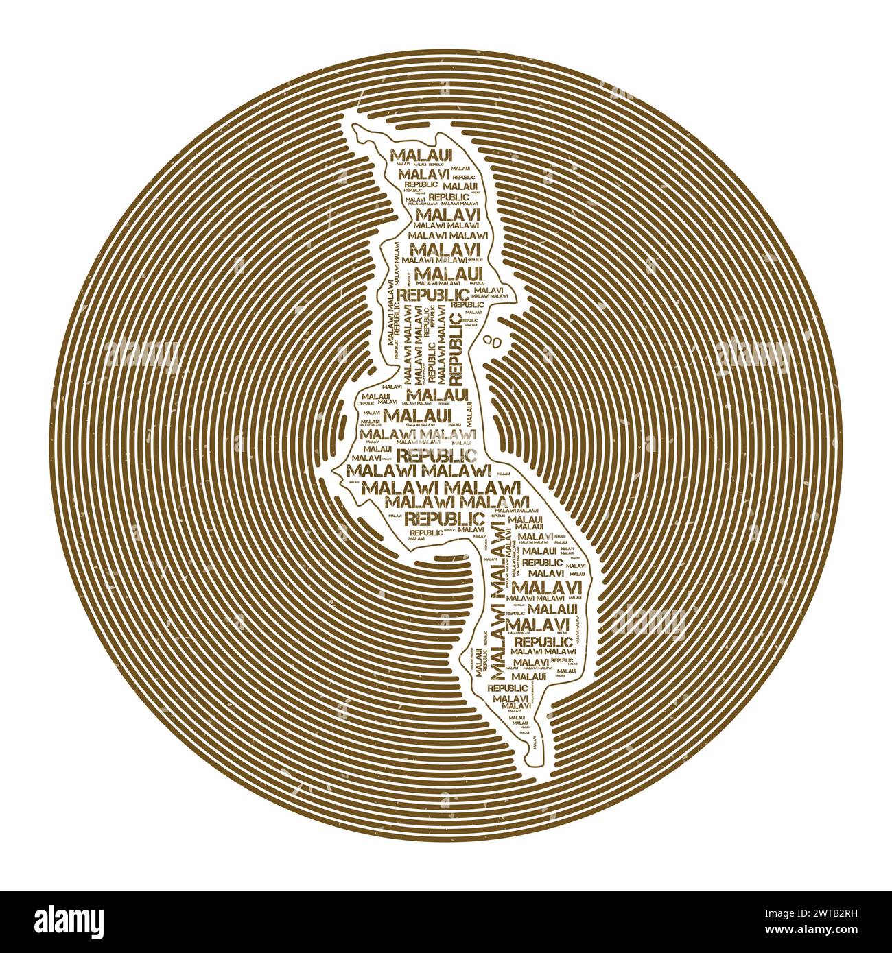 Malawi country map hi-res stock photography and images - Alamy