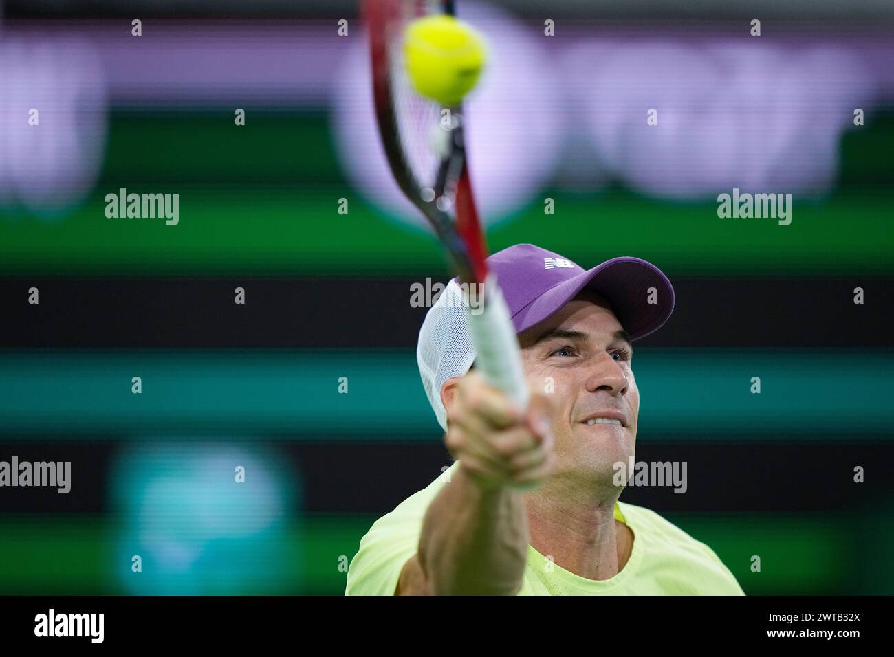 Tommy Paul, of the United States, returns to Daniil Medvedev, of Russia ...