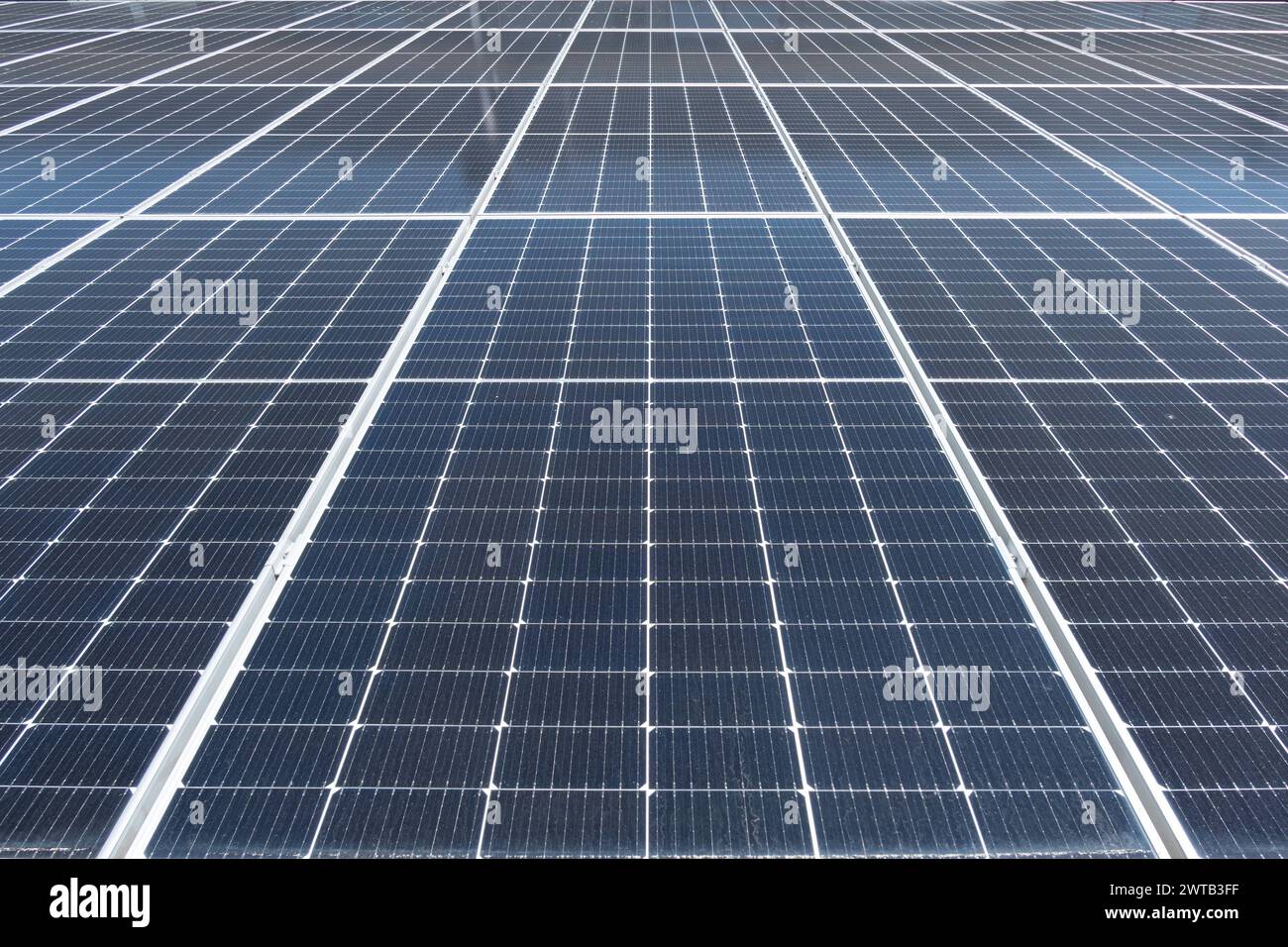 solar panels at horizontal composition Stock Photo - Alamy