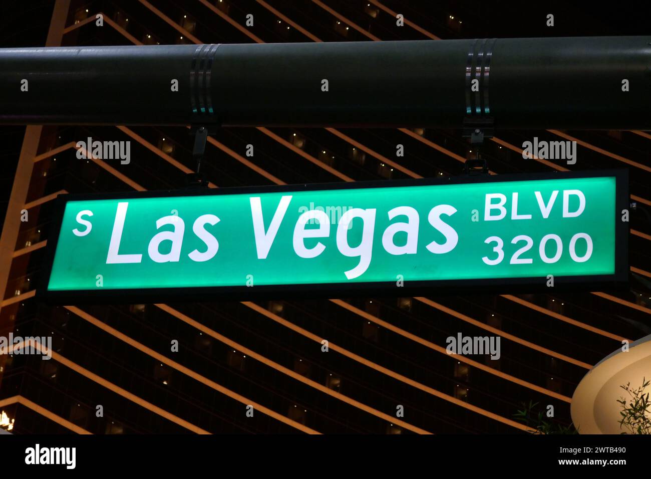 Las Vegas, Nevada, USA 7th March 2024 on Las Vegas Blvd Sign on March 7 ...