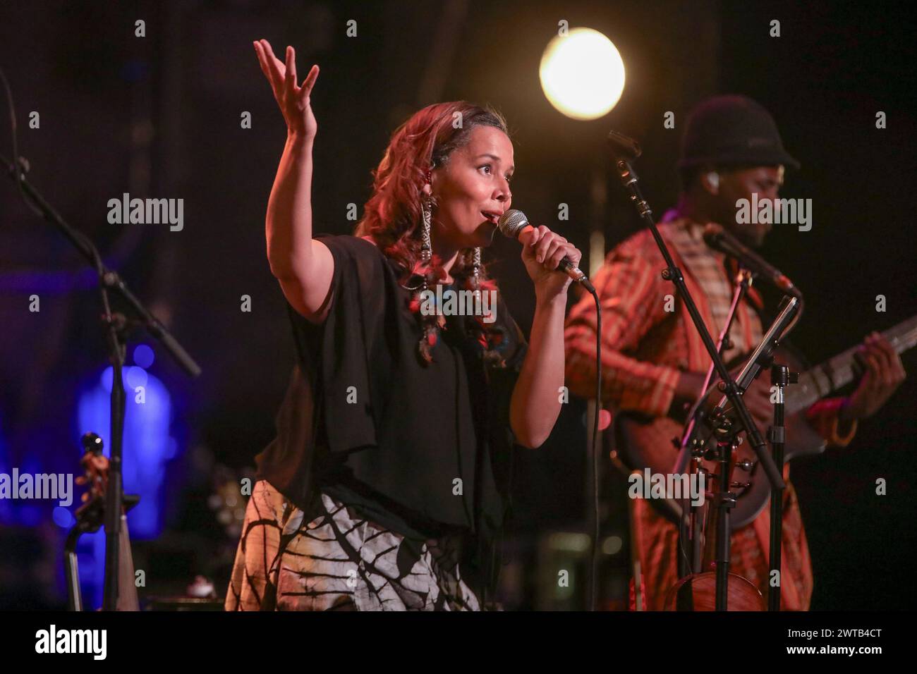 Singer-songwriter Rhiannon Giddens performs at the Beacon Theatre on ...