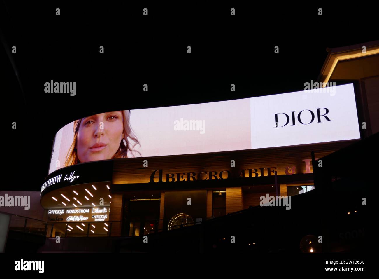 Las Vegas, Nevada, USA 7th March 2024 Natalie Portman Dior Billboard at ...